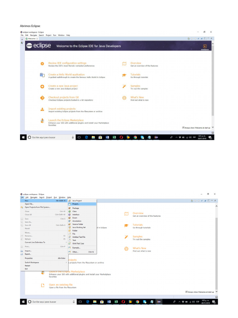CDS Y AMDP Con Eclipse Detallado | PDF | Ingeniería de software | Programación de computadoras