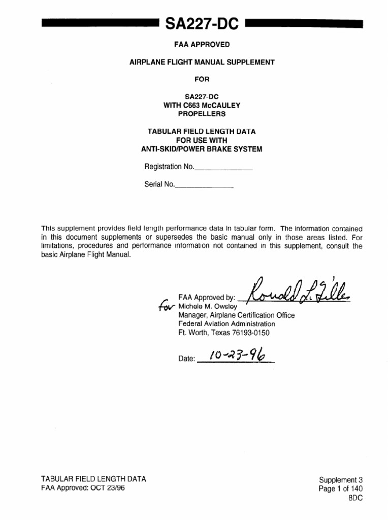 Sec 7 Sup 03 8DC | PDF | Takeoff | Runway