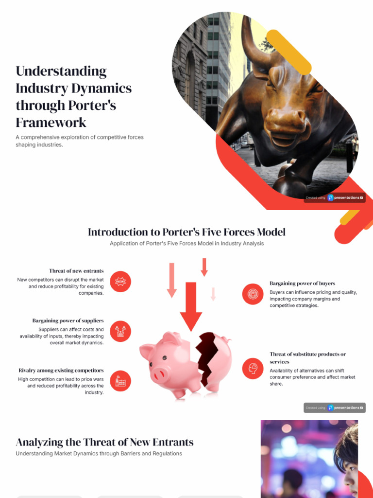 Application of Porters Five Forces Model in Industry Analysis | PDF