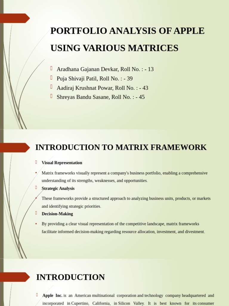 SM Presentation of Apple | PDF | Apple Inc. | Business