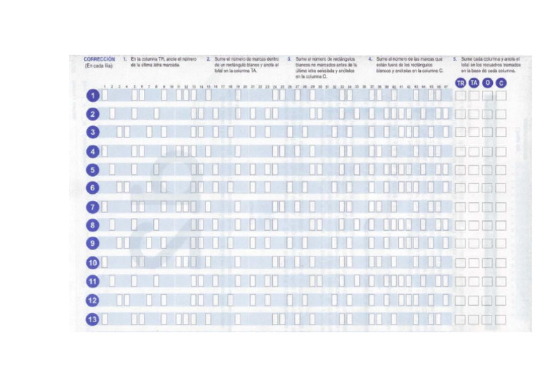 Plantilla Correccio D2 TEST | PDF