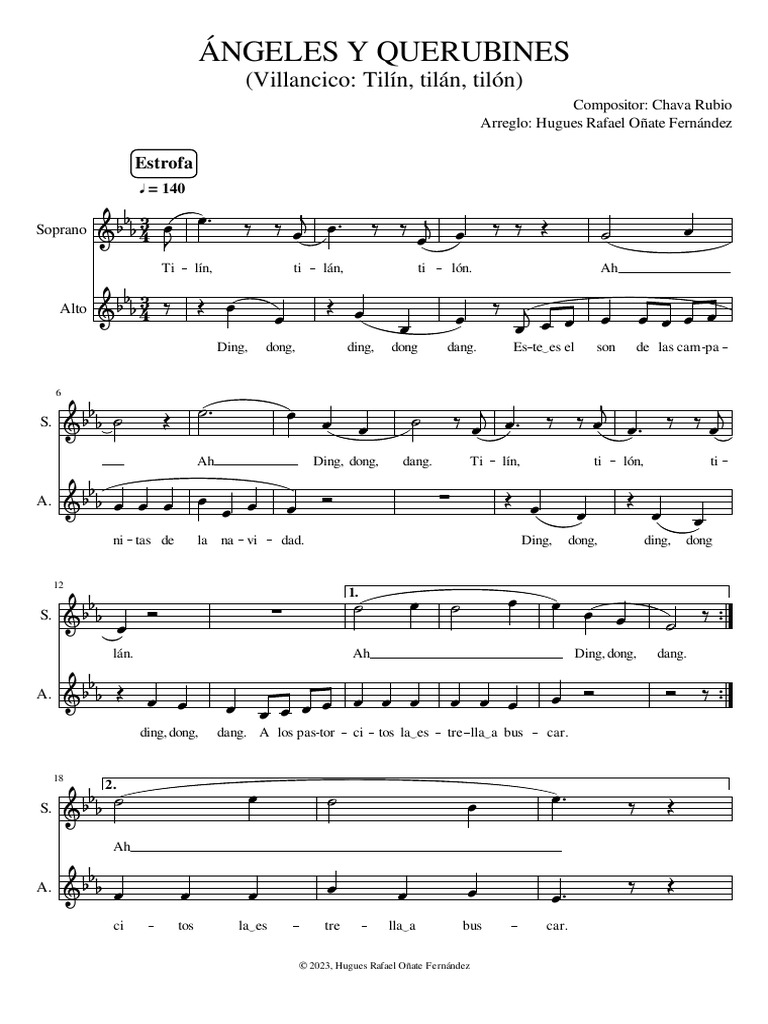 ÁNGELES Y QUERUBINES (Tilín, Tilón, Tilán) - 2V. | PDF