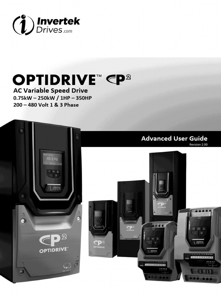 Invertek Optidrive Manual p2 | PDF | Electric Motor | Power Inverter