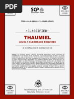 SCP 701 | PDF | Young Adult