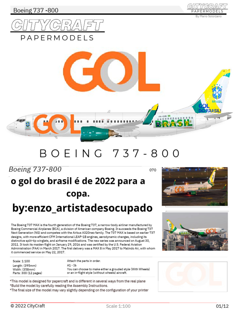 Boeing 737 MAX 8 White 1 - 100 PDF | PDF | Boeing | Jet Aircraft