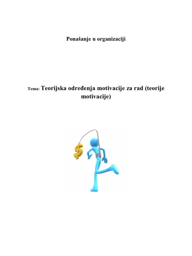 Teorije Motivacije | PDF