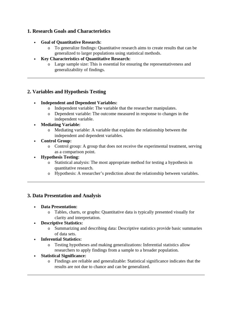 PR2-Study-Guide | PDF | Qualitative Research | Statistics
