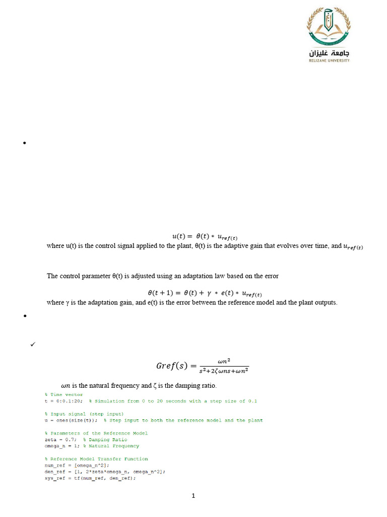 TP1 Commande MAC - MPC 2024 | PDF | Control Theory | Computer Science