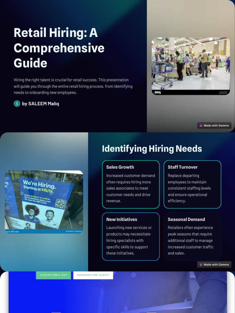 Retail Hiring A Comprehensive Guide | PDF | Recruitment | Business
