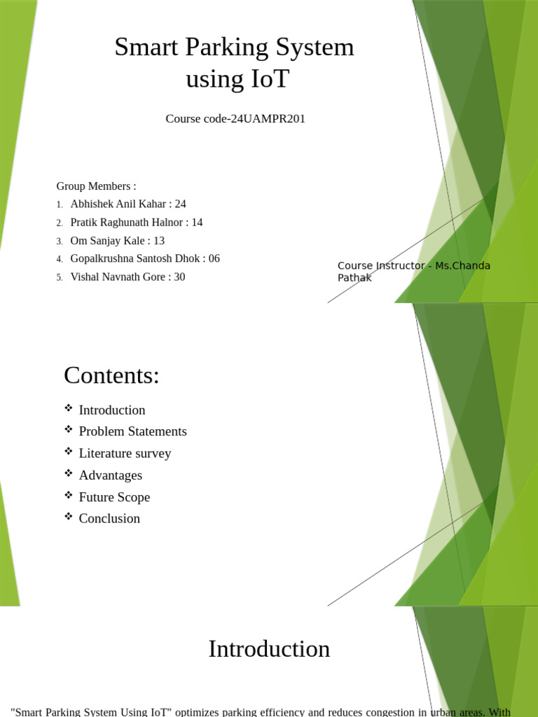 Smart Parking System | PDF | Internet Of Things | Cloud Computing