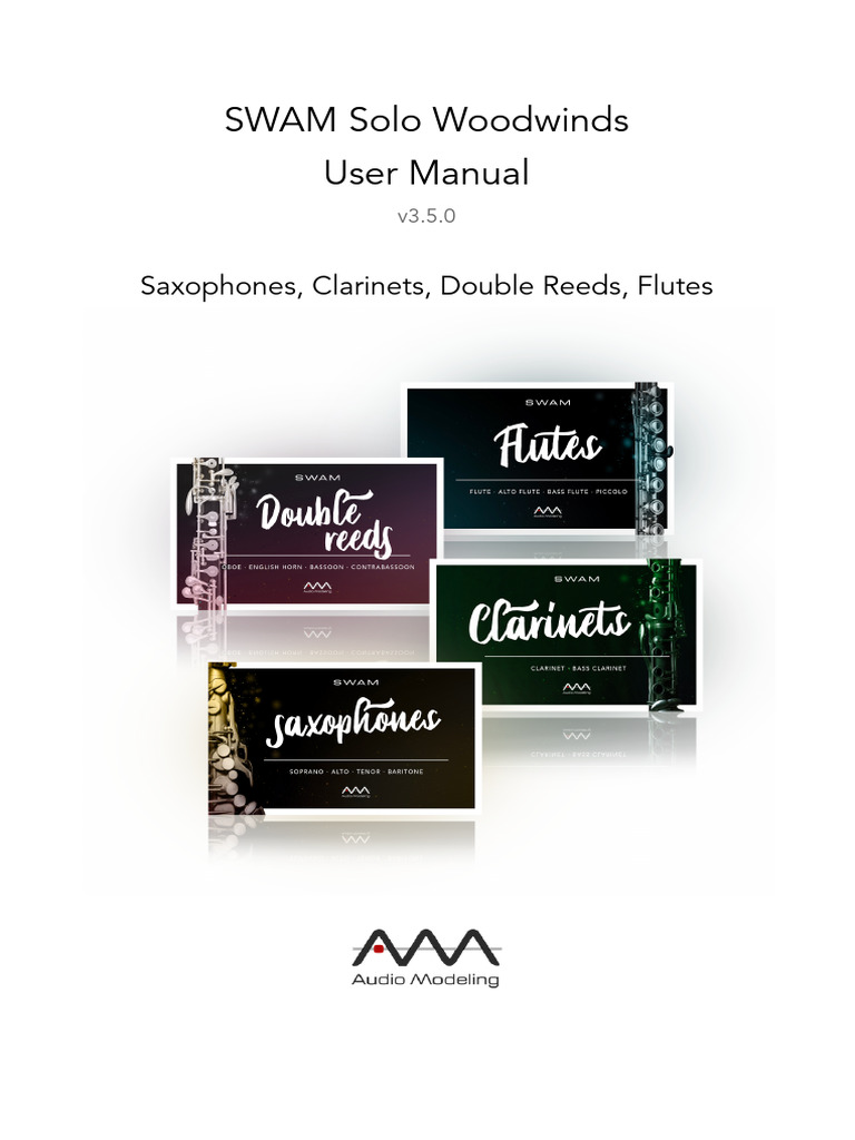 SWAM Solo Woodwinds - User Manual - v3.5.0 | PDF | Computing | Music Technology