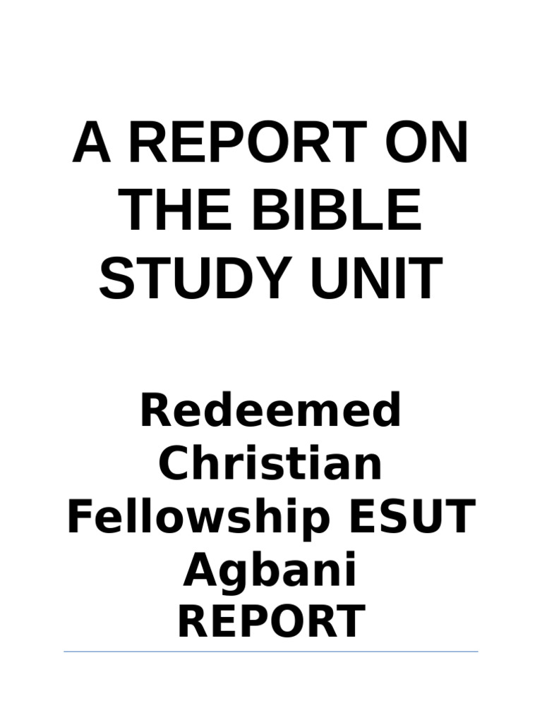 BSU Report | PDF