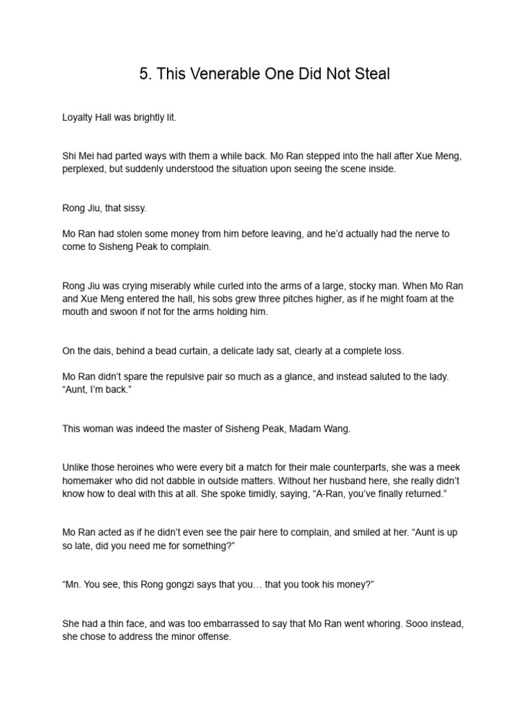 This Venerable One Did Not Steal | PDF