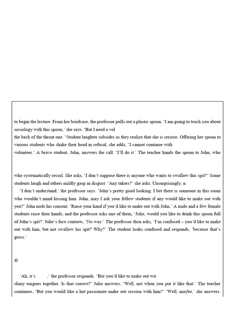 What Is Sociology?: PROVOCATION 1: Who Gives A Spit About Sociology? | PDF | Sociology | Economics