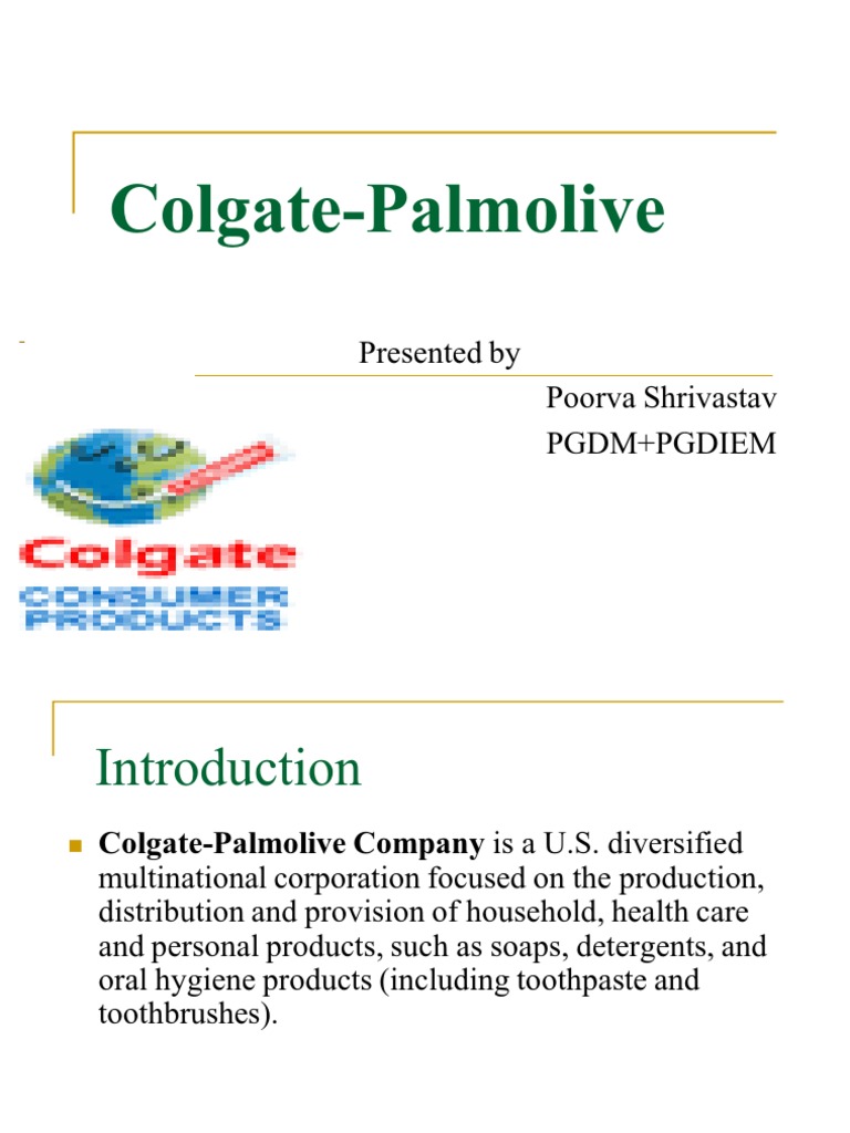Colgate-Palmolive Product Overview | PDF | Brand | Cleaning Products
