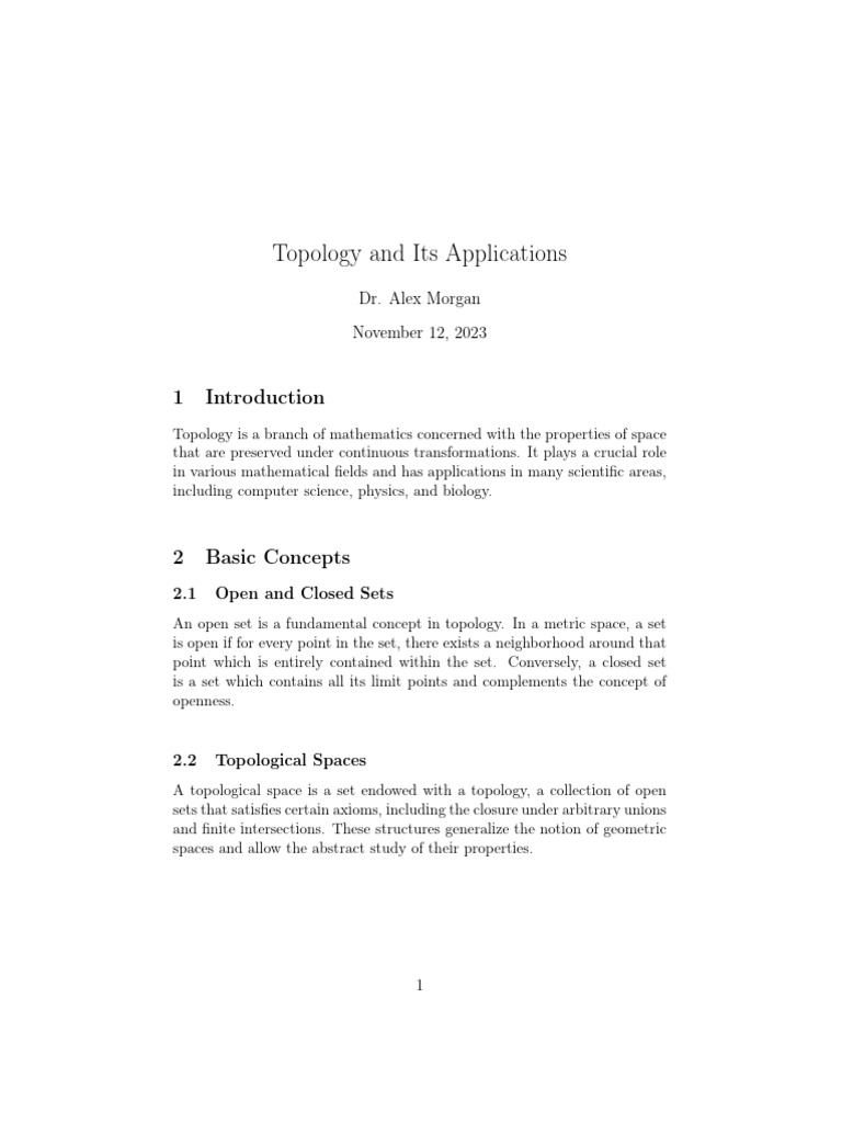 Topology and Its Applications | PDF