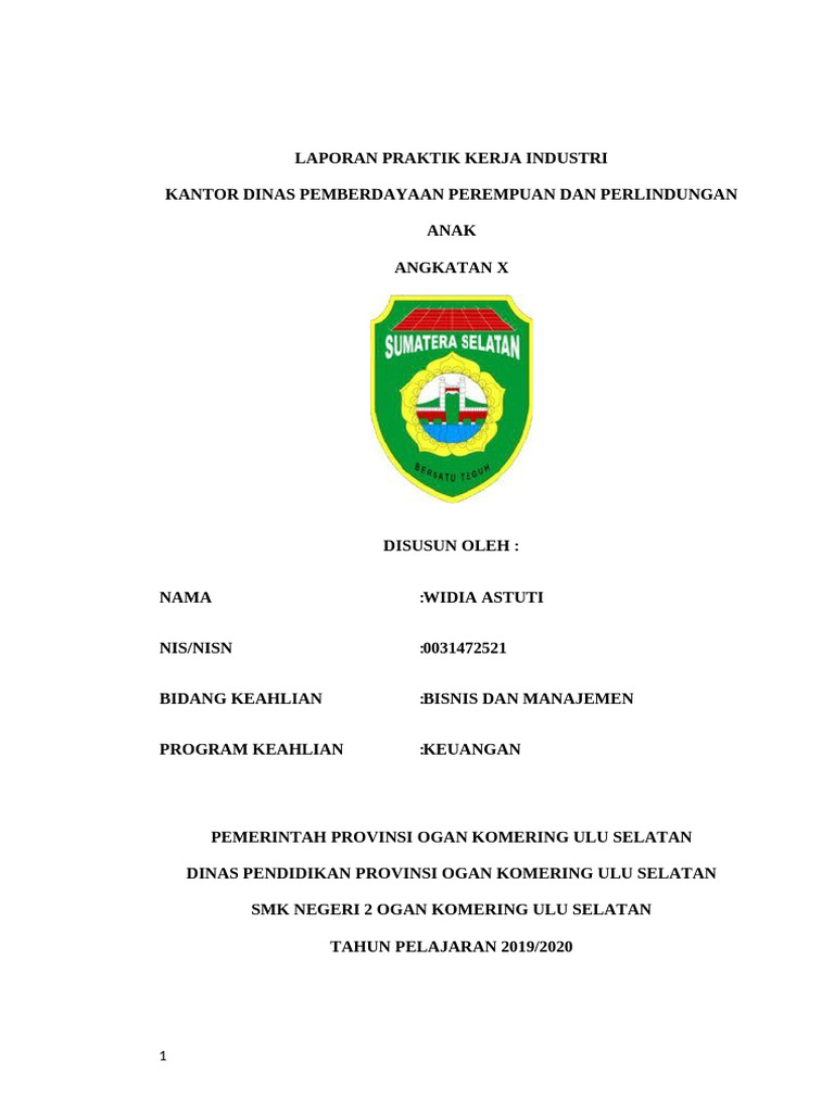 Contoh Laporan Prakerin | PDF