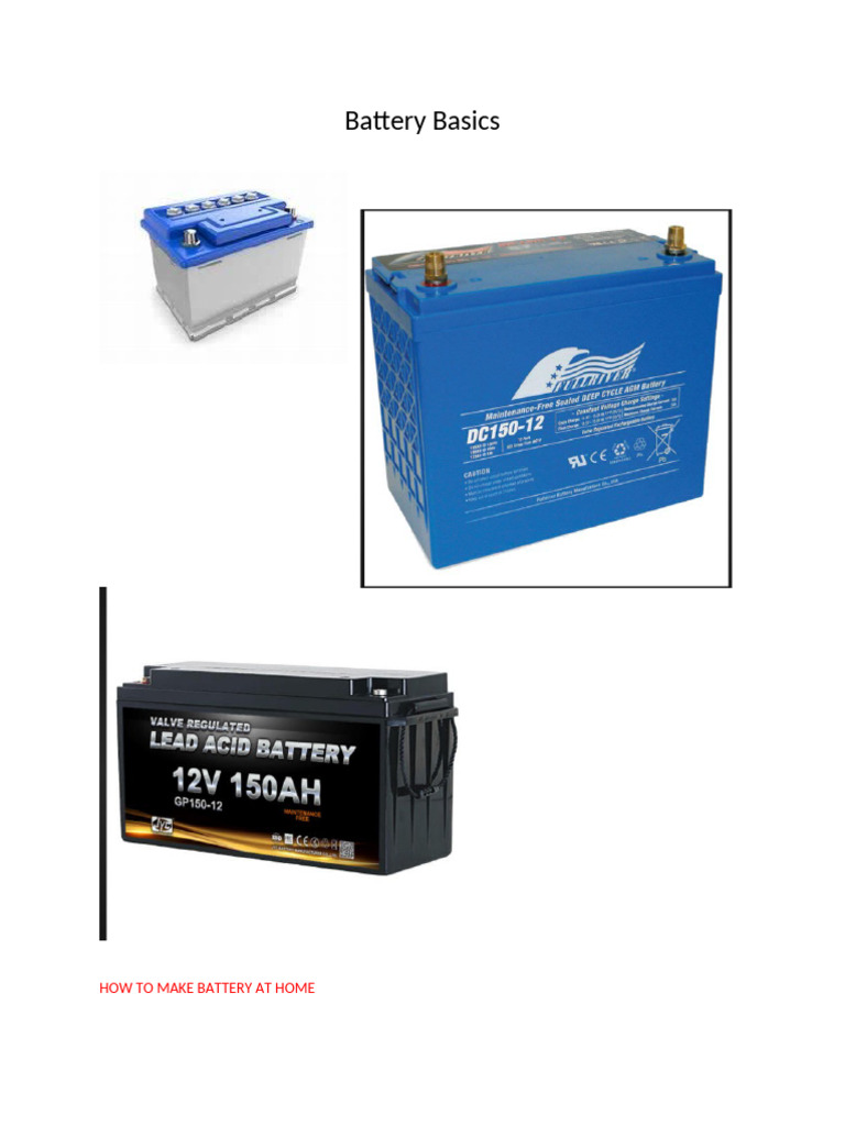 Cleaning Corroded Battery Terminals | PDF | Rechargeable Battery ...