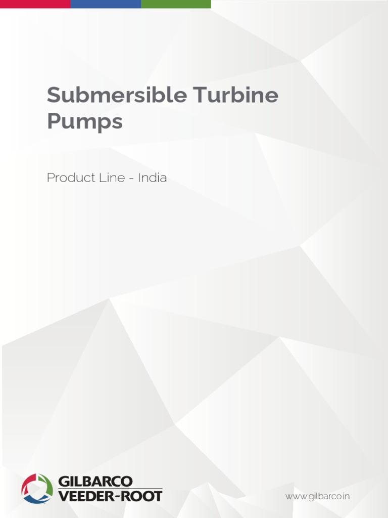 Submersible Turbine Pumps Overview | PDF | Engines | Pump