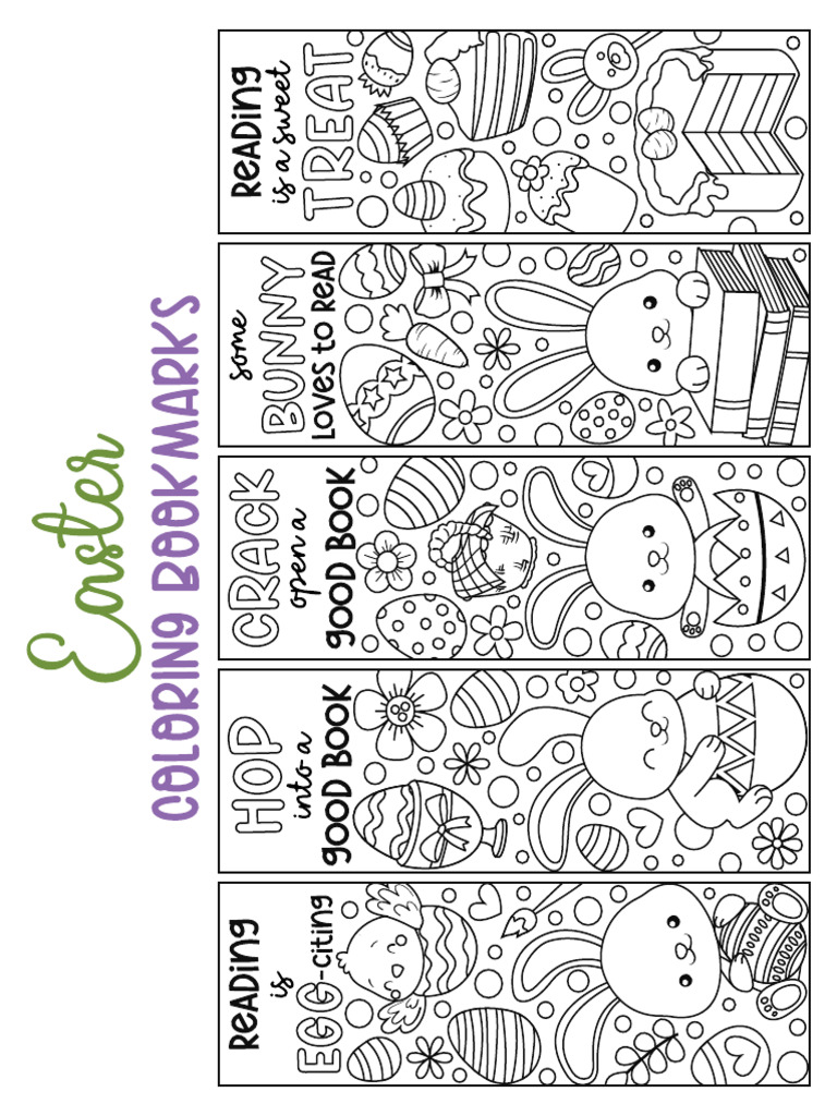 Easter Bookmarks | PDF