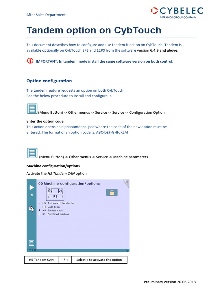 Tandem Installation User Manual V1.0 | PDF | Menu (Computing) | Computer Engineering