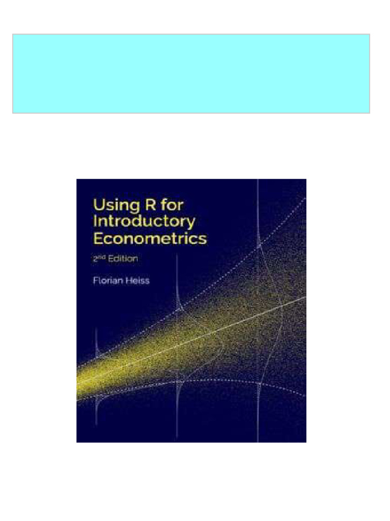 (FREE PDF Sample) Using R For Introductory Econometrics 2nd Edition ... (FREE PDF Sample) Using R For Introductory Econometrics 2nd Edition ...