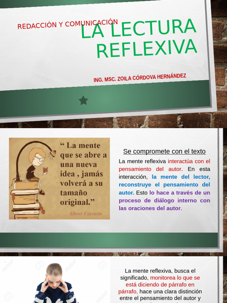 Lectura Reflexiva y Mente Crítica | PDF | Pensamiento | Experiencia