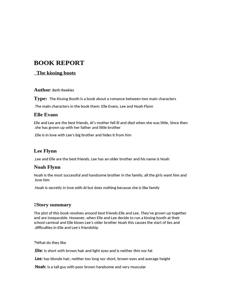 Book Report | PDF