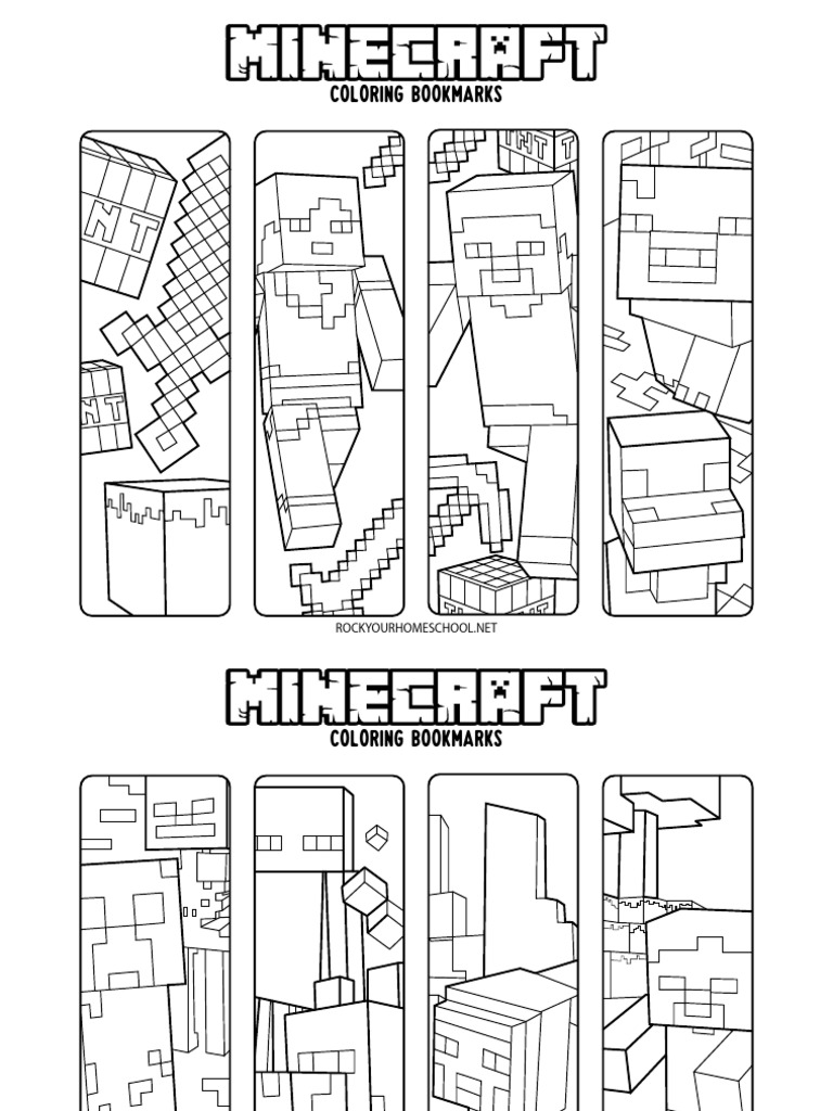 Minecraft Bookmarks | PDF