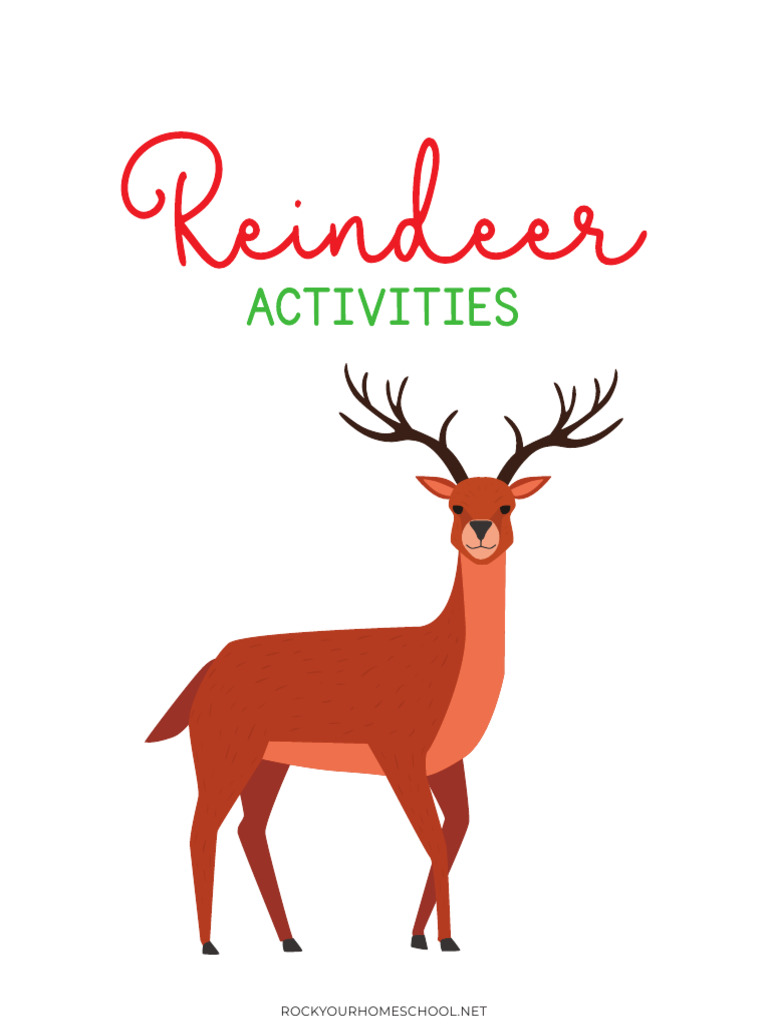 Reindeer Activities Pack | PDF | Santa Claus's Reindeer | Christmas ...
