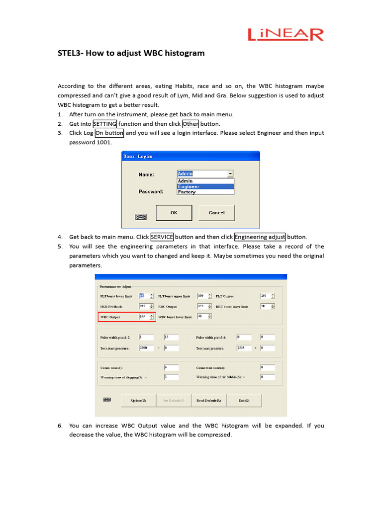 How To Adjust WBC Histogram | PDF