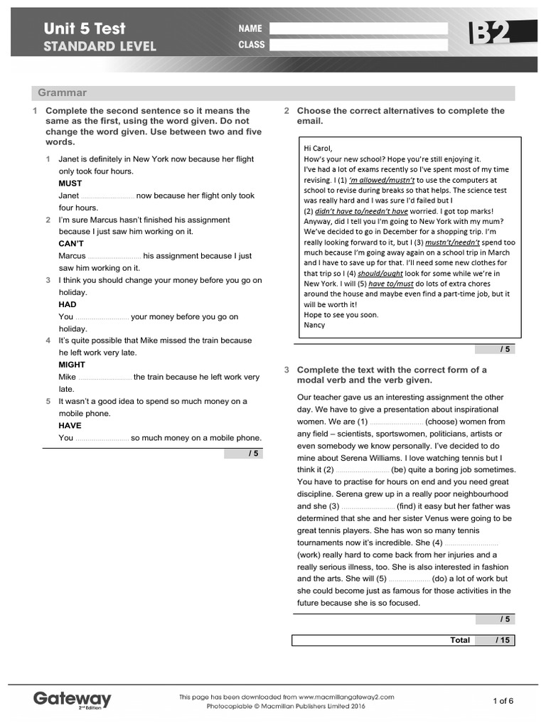 Unit Tests and Exercises Overview | PDF