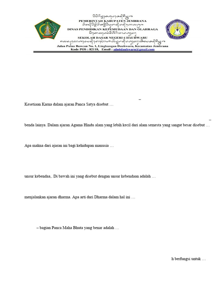 Fix - Master Sas Agama Hindu Dan BP - SMT 1 2024-2025 | PDF