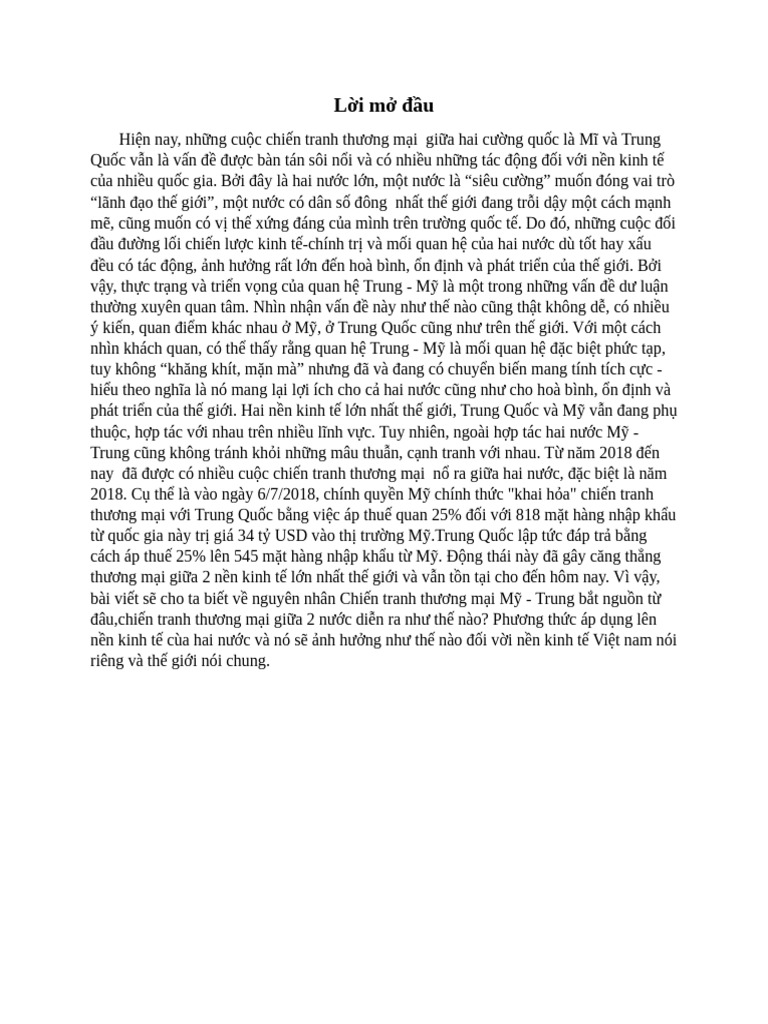 Lời mở đầu | PDF