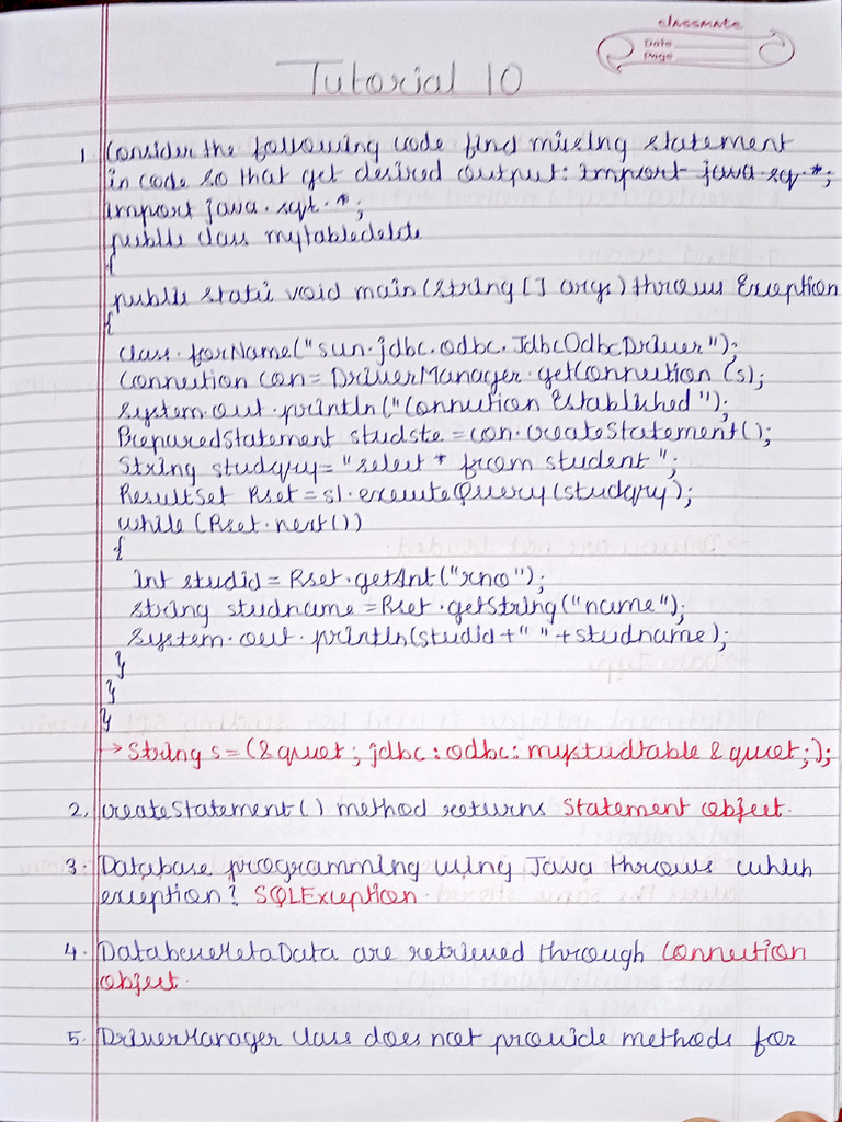 Tutorial 10 AJP | PDF