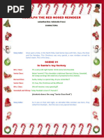 Rudolph The Red Nosed Reindeer - Script | PDF