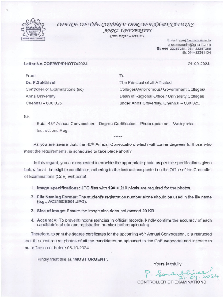Degree Photo Rules | PDF