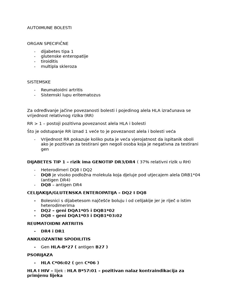 Autoimune Bolesti | PDF