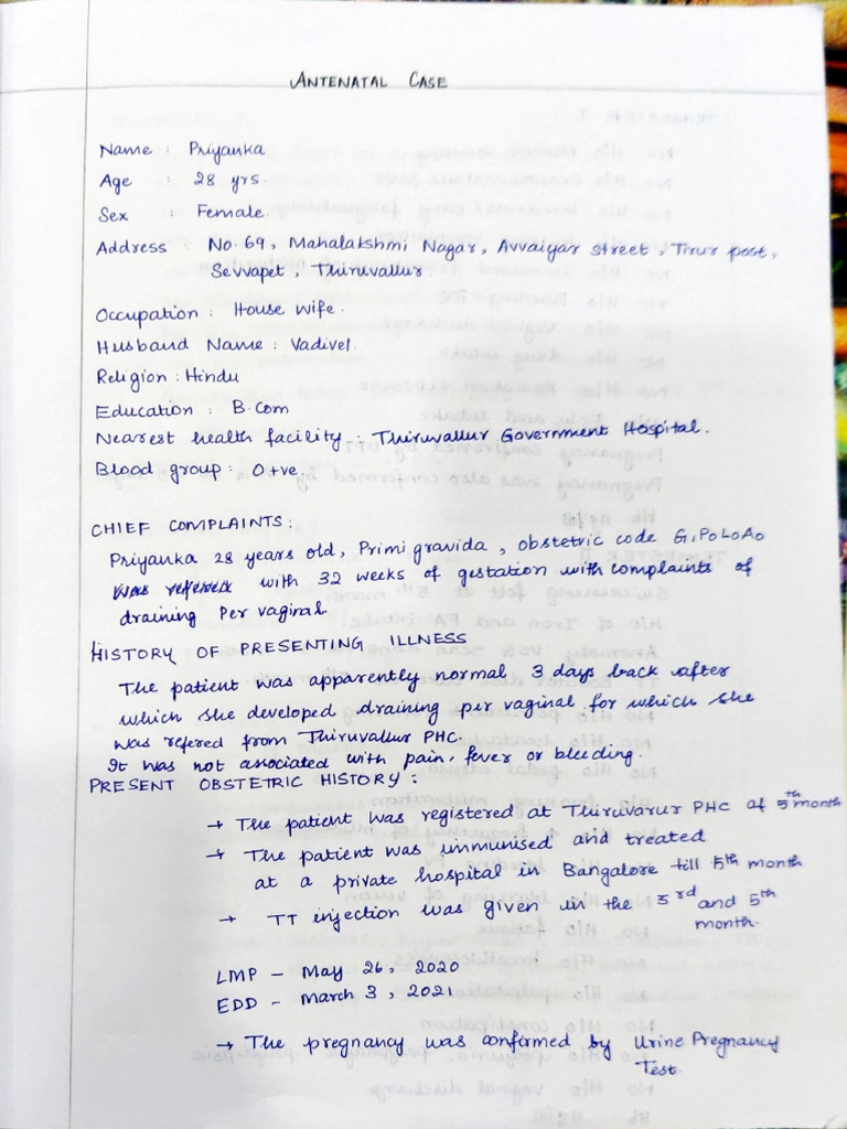 SPM Case Sheets | PDF