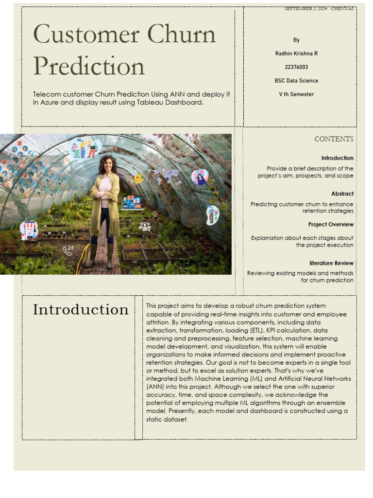 Customer Churn Prediction | PDF | Machine Learning | Artificial Neural Network
