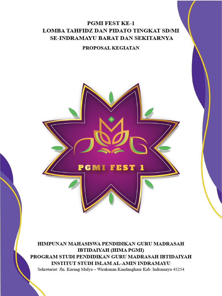 Proposal Pgmi Fest | PDF