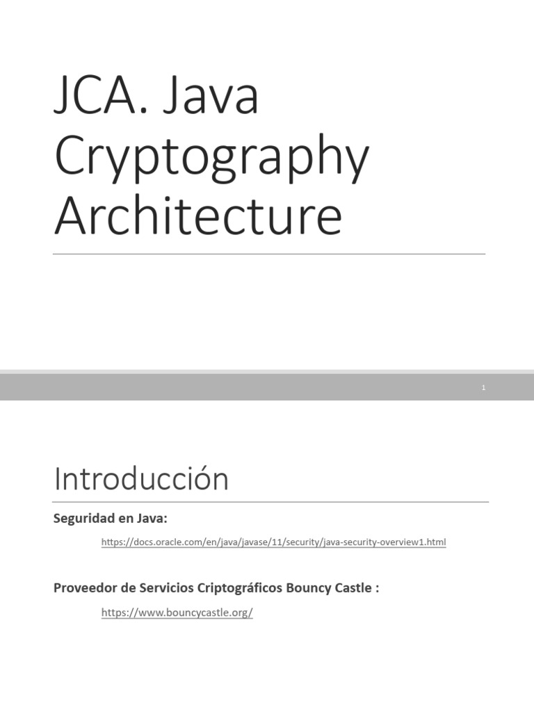 JCA Completo | PDF | Cifrado | Clave (criptografía)