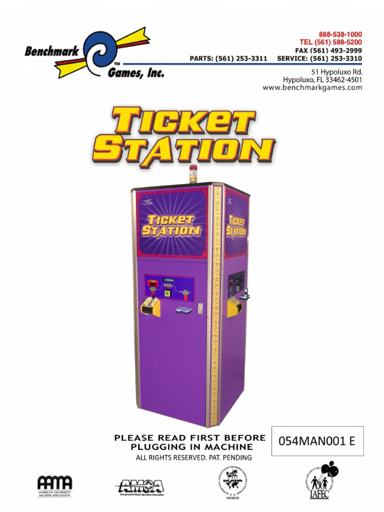 Benchmark Ticket Station Guide | PDF | Printer (Computing) | Barcode