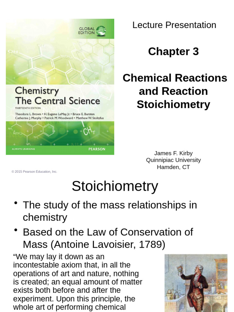 03 Lecture | PDF | Stoichiometry | Mole (Unit)