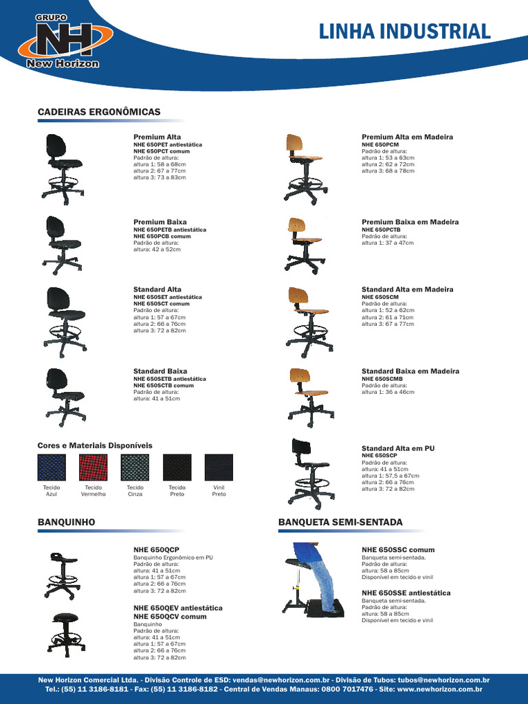 Cadeiras antiestáticas | PDF