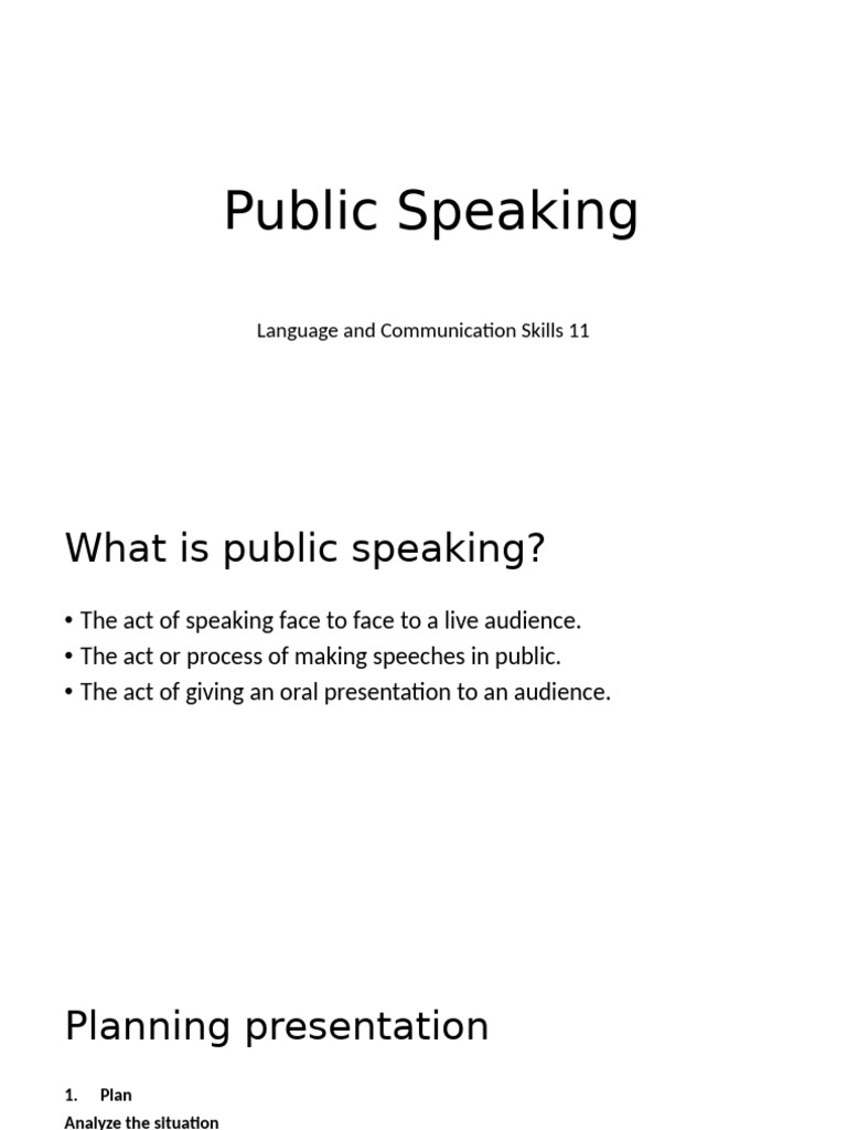 Effective Public Speaking | PDF | Public Speaking | Cognitive Science
