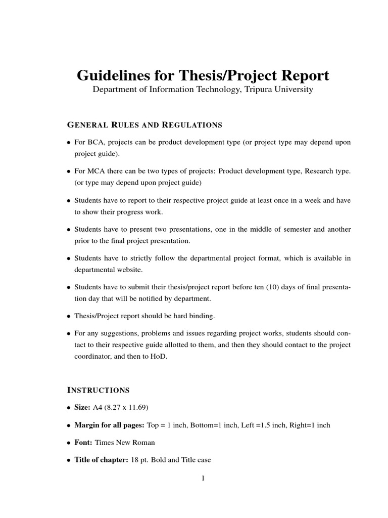 ITdeptTU ProjectReport Template v2 | PDF | System | Thesis