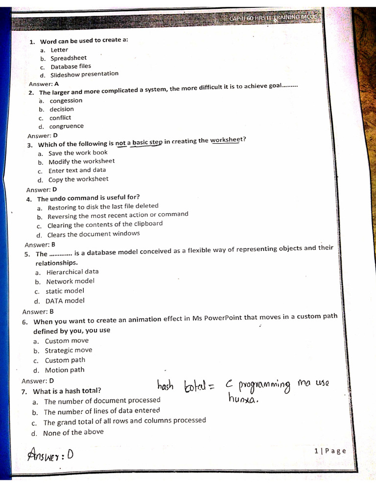 500 Question Set | PDF