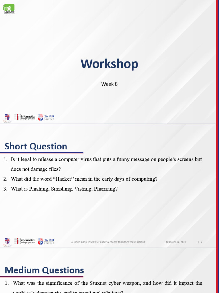 WorkshopWeek8 91647 | PDF