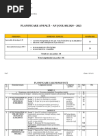 Planificare Consiliere Si Orientare Învățământ Profesional 2023-2024 | PDF
